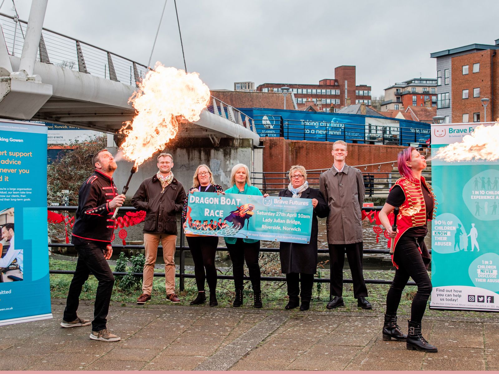 Brave Futures Dragon Boat Race | Larking Gowen | Norfolk | Norwich